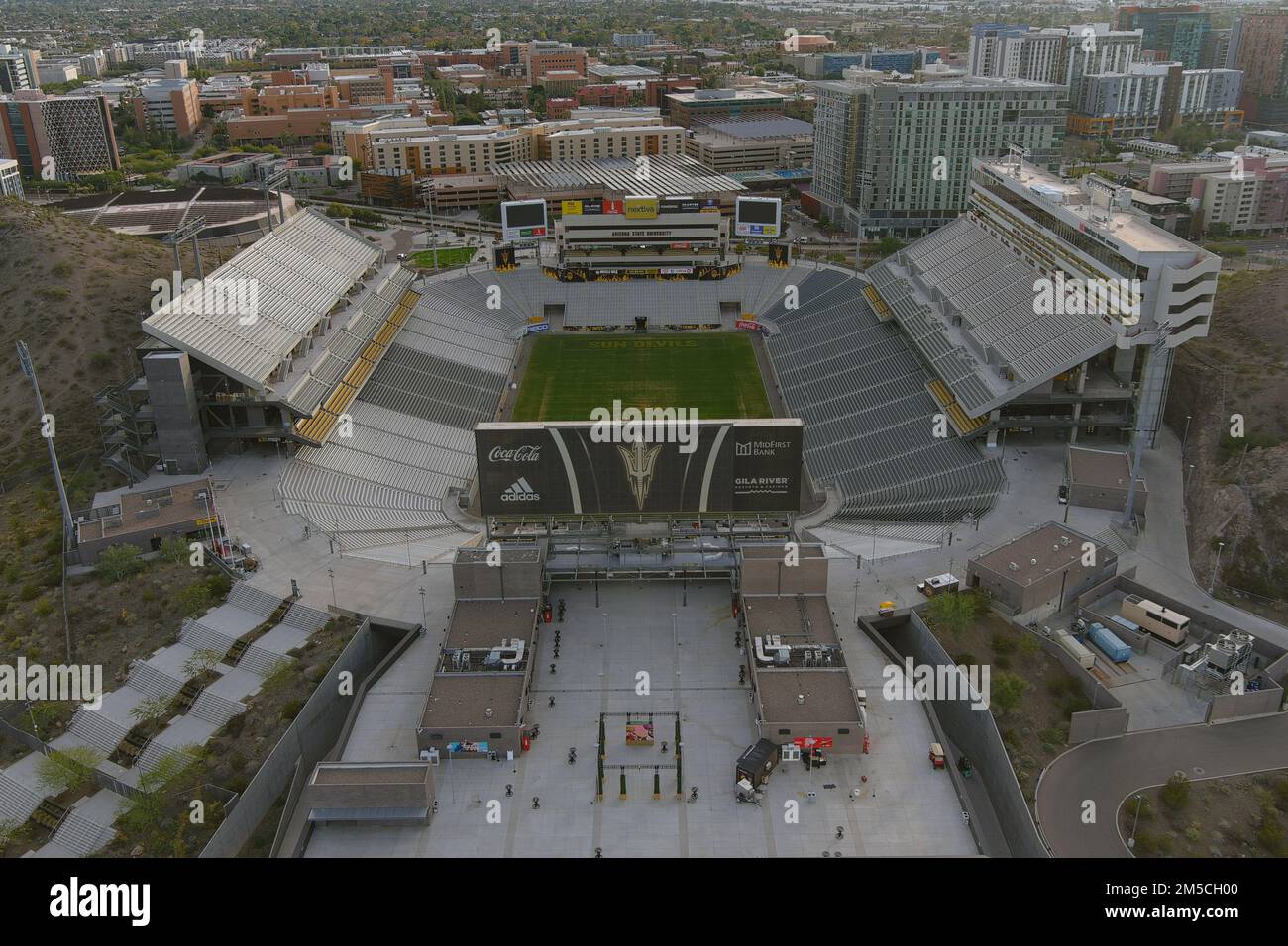 A general overall aerial view of Sun Devil Stadium, Monday, Dec. 26 ...