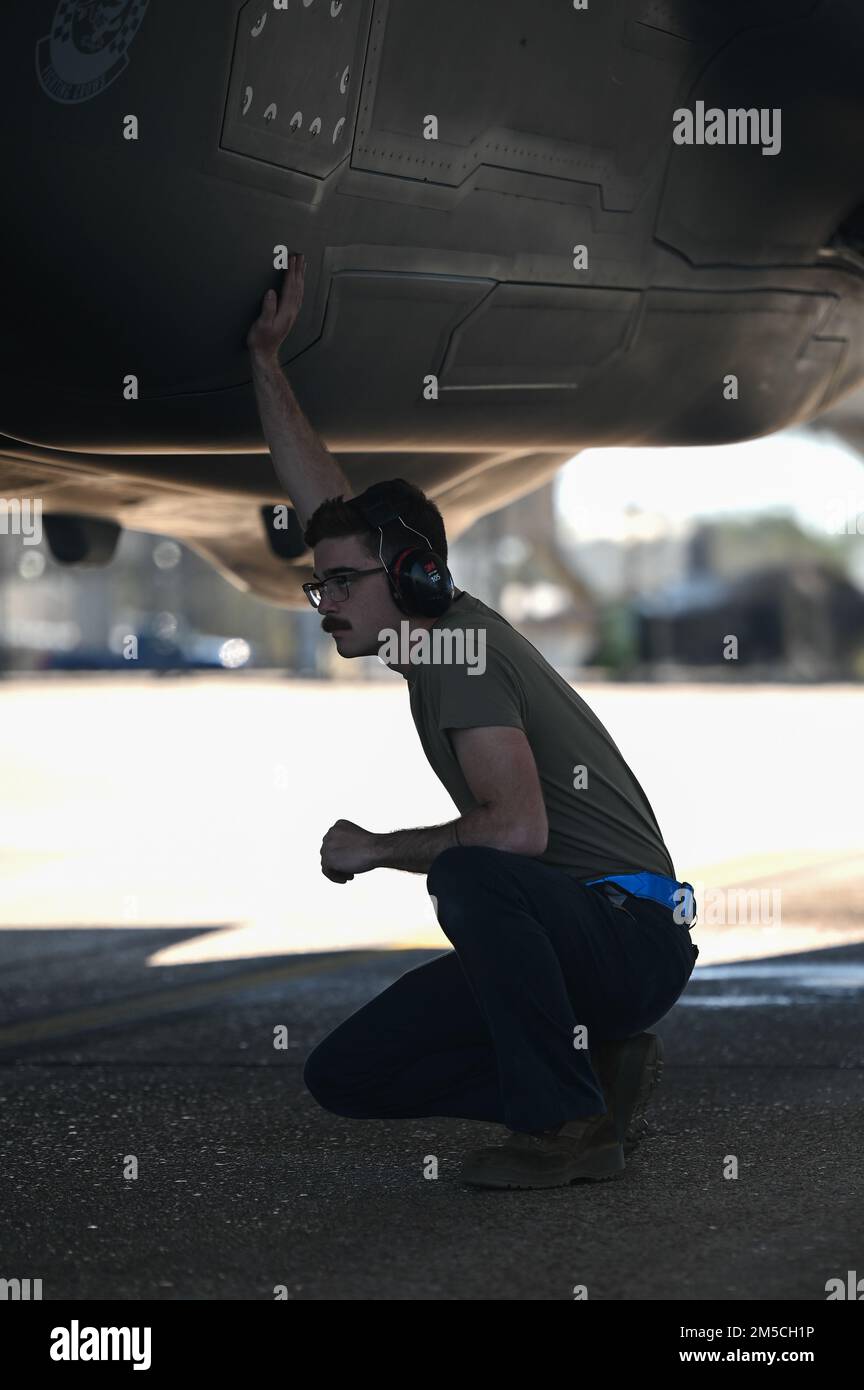 U.S. Air Force Airmen 1st Class Thomas Kendrick, 58th Aircraft ...