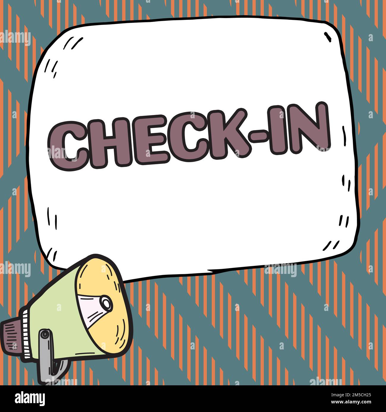 Inspiration showing sign Check In. Word Written on Procedure by which ...