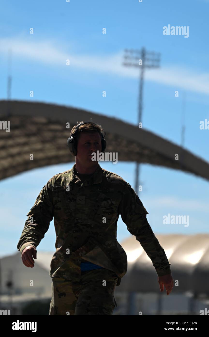 U.S. Air Force Airman 1st Class Riley Fuller, 58th Aircraft Maintenance ...