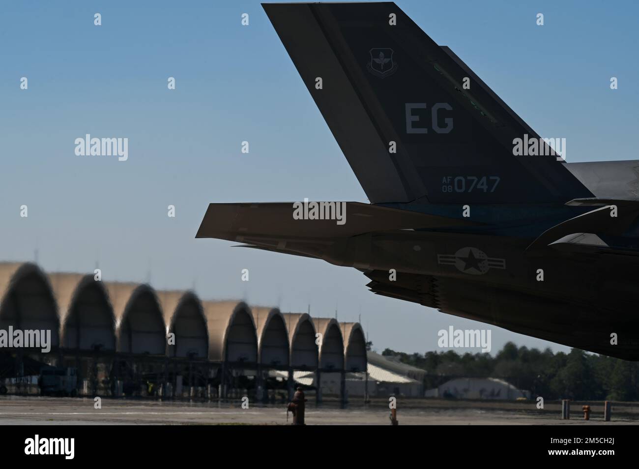 A U.S. Air Force F-35A Lightning II aircraft taxis on the runway March ...