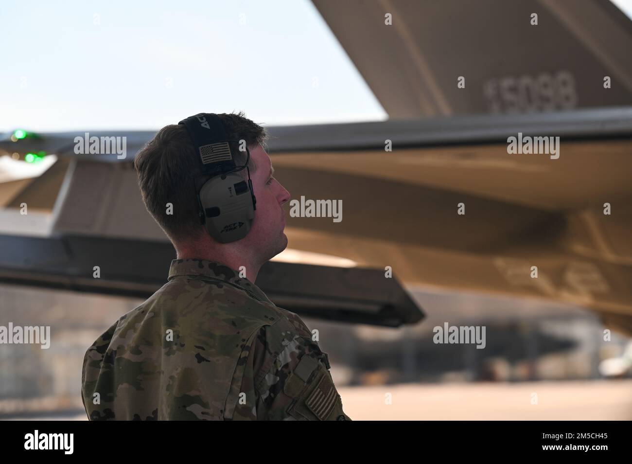 U.S. Air Force Airman 1st Class Riley Fuller, 58th Aircraft Maintenance ...