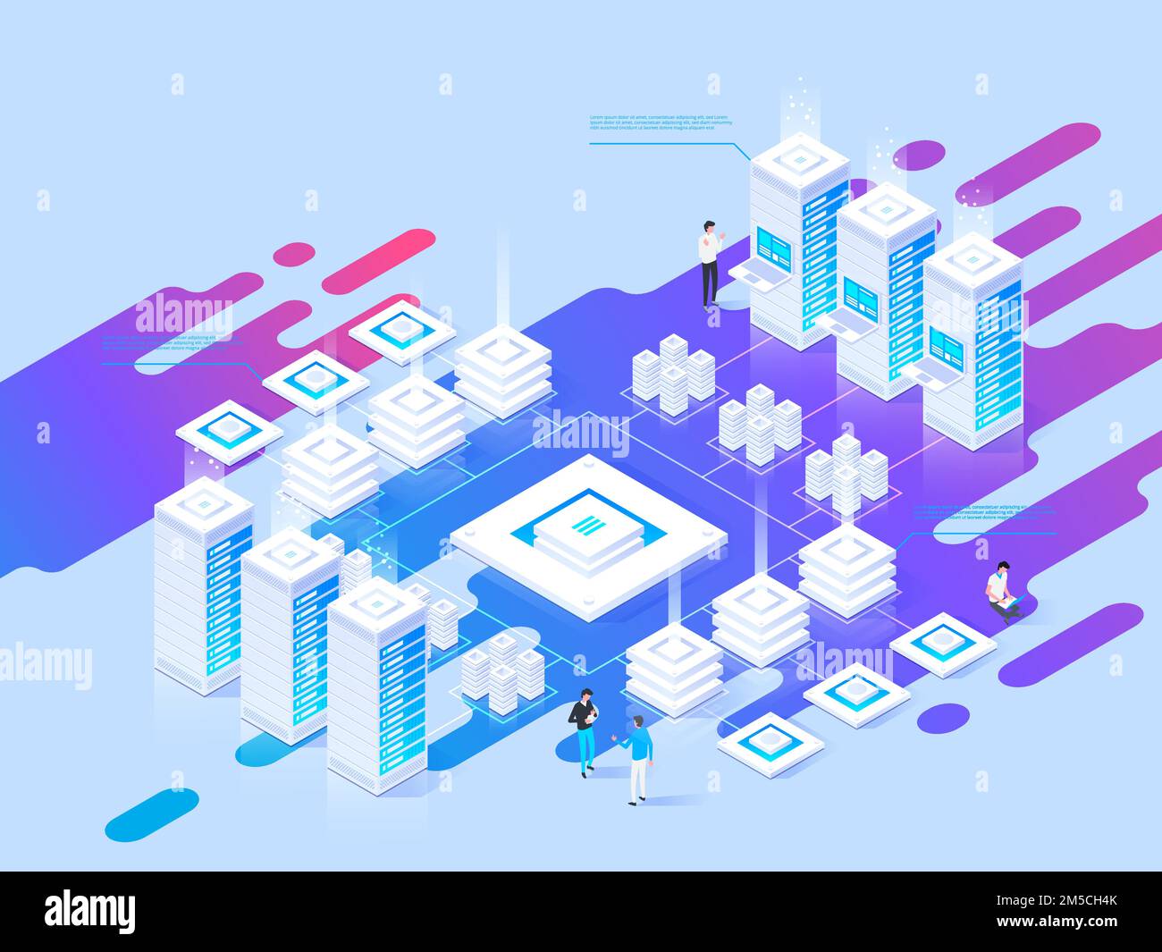 3d datacenter Stock Vector Images - Alamy