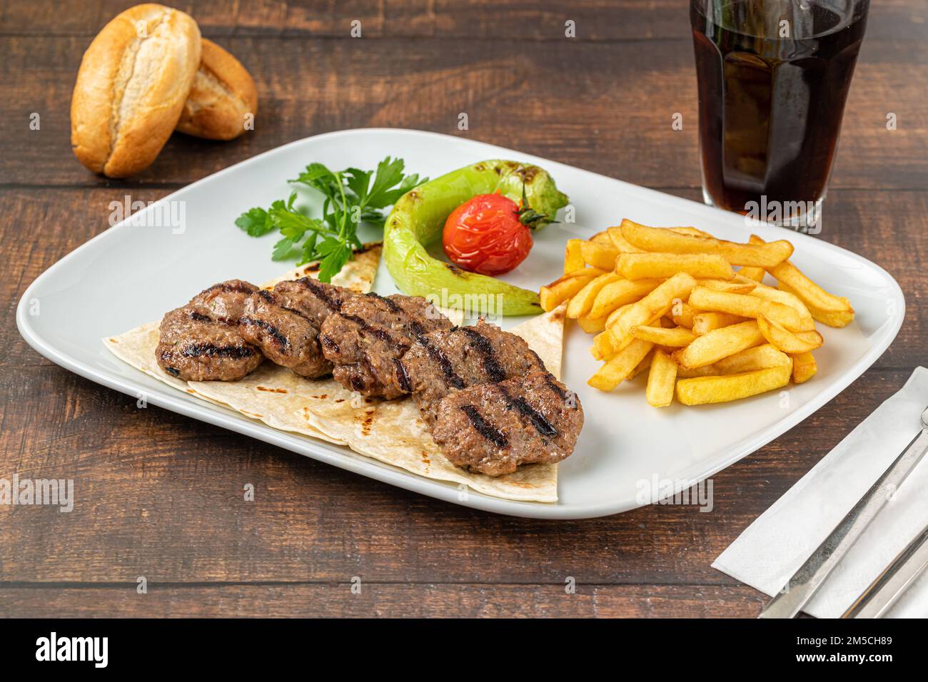 Turkish meatball traditional kofte. Spicy meatballs Kebab or Kebap ...