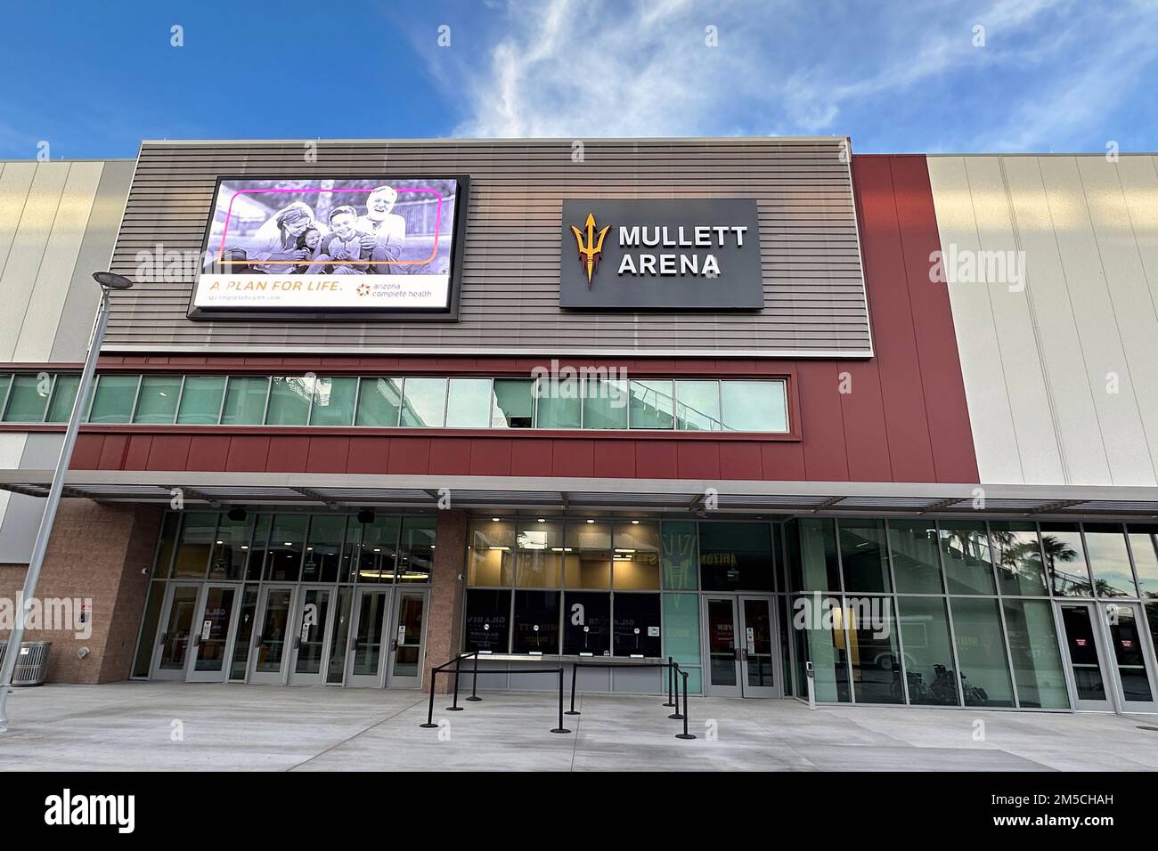 Tempe, United States. 26th Dec, 2022. The Mullett Arena on the campus ...