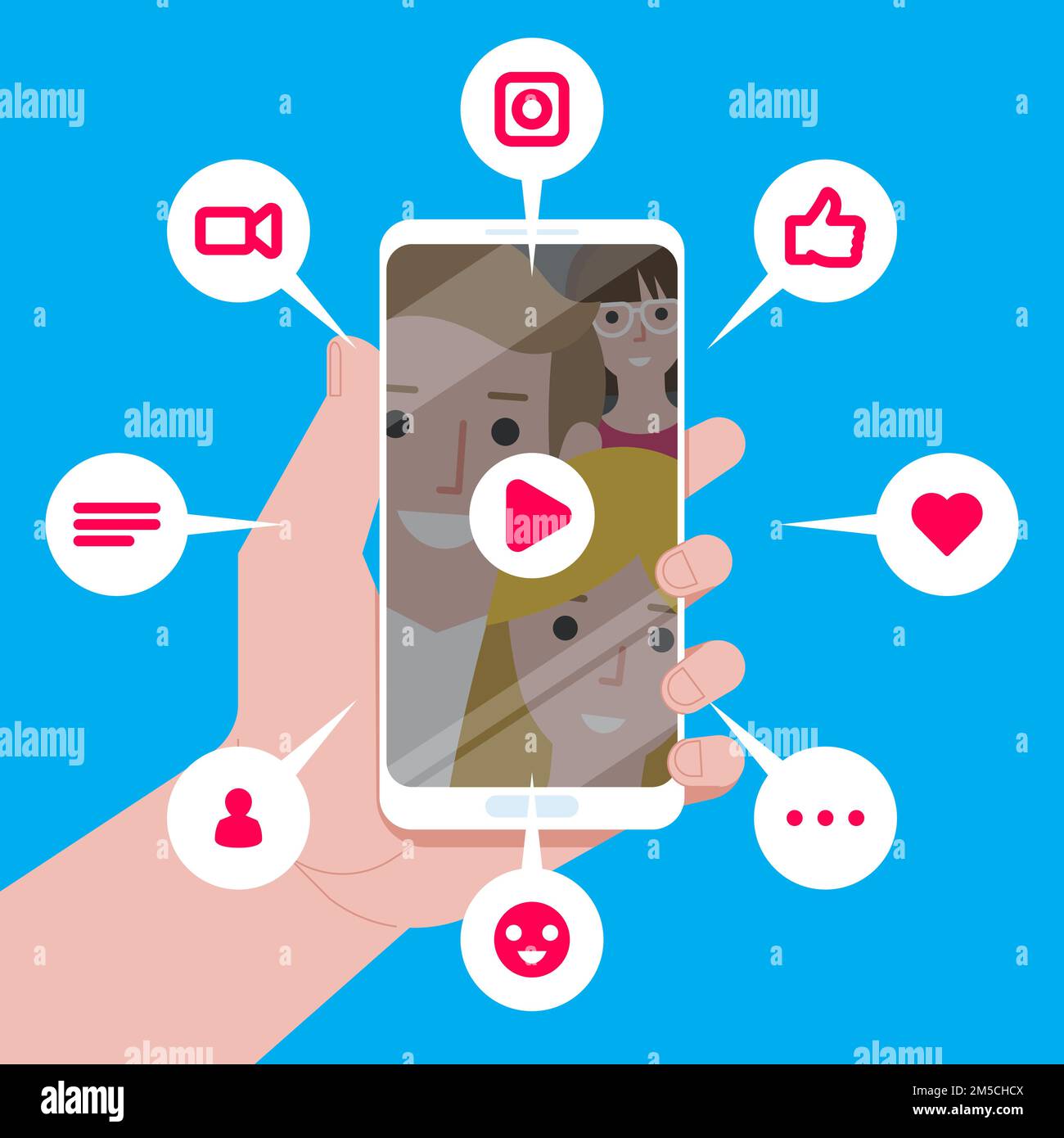 Generation z feedback Stock Vector Images - Alamy