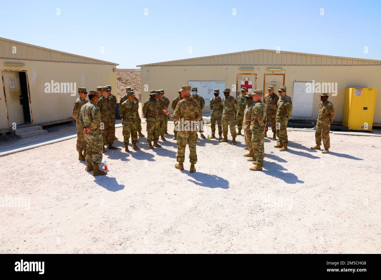 Brig. Gen. Stewart answers a question from one of his Soldiers ...