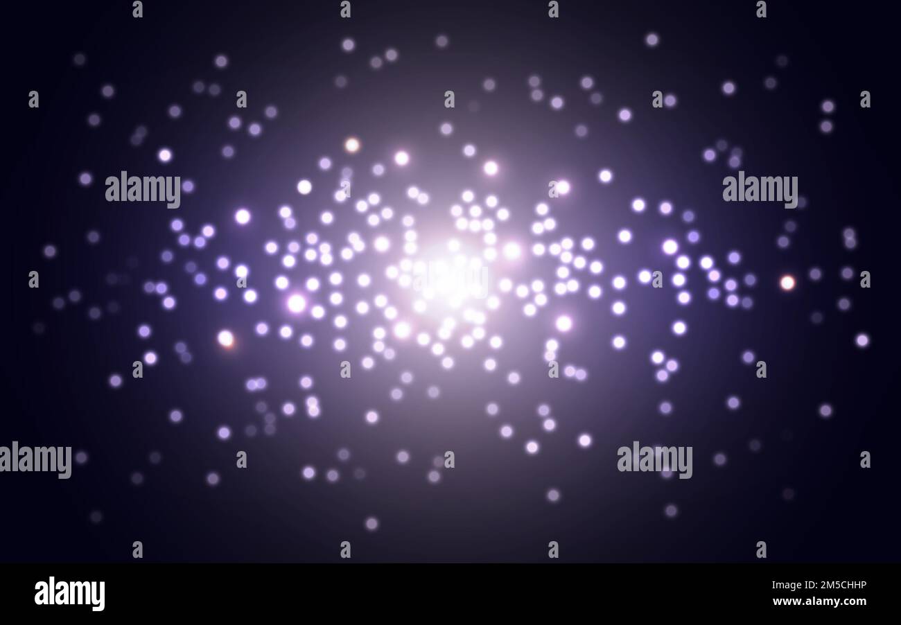 Purple color light bokeh abstract background, Vector eps 10 ...