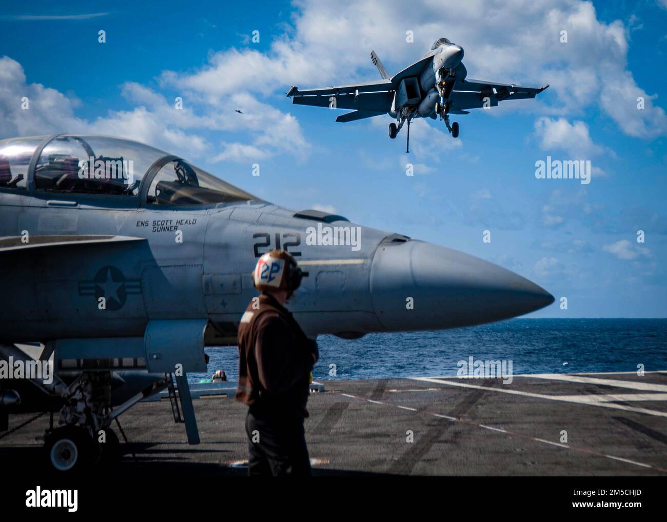 220301-N-UD000-1109 ATLANTIC OCEAN (March 1, 2022) An F/A-18 F Super ...