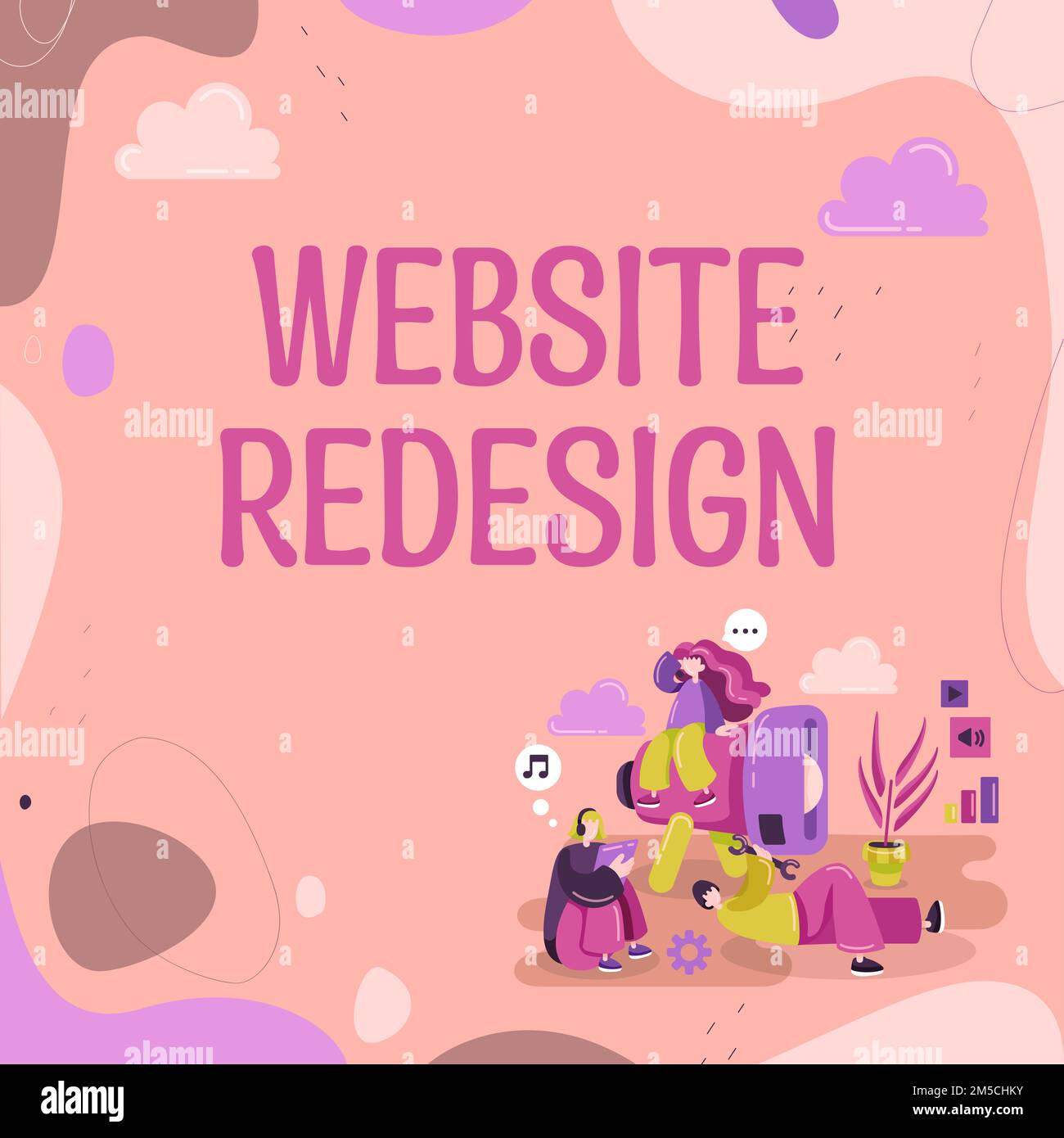 Inspiration showing sign Website Redesign. Conceptual photo modernize ...