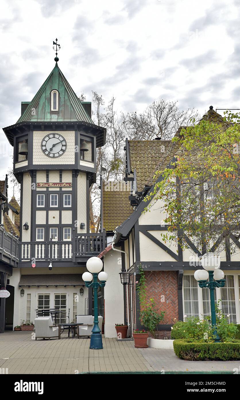 Danish Architecture in Solvang Stock Photo - Alamy