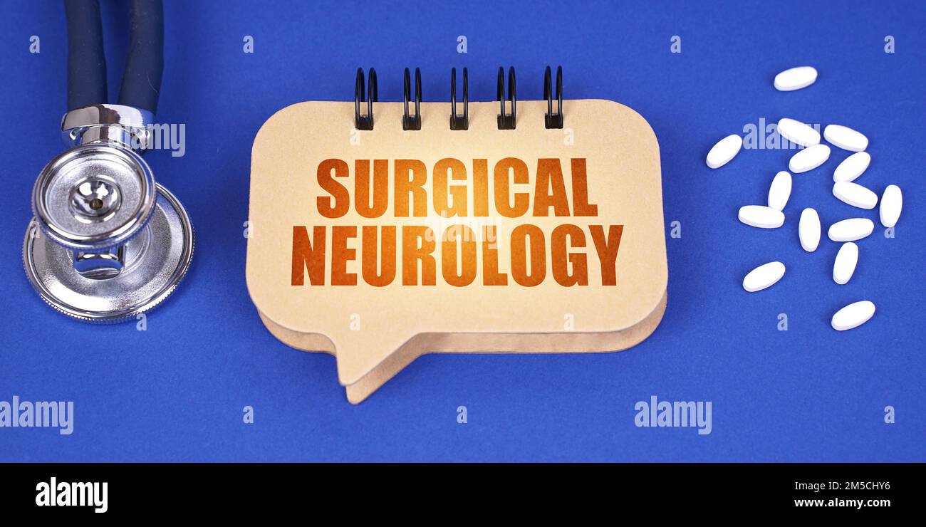 Medical concept. On the blue surface of the tablet, a stethoscope and a ...