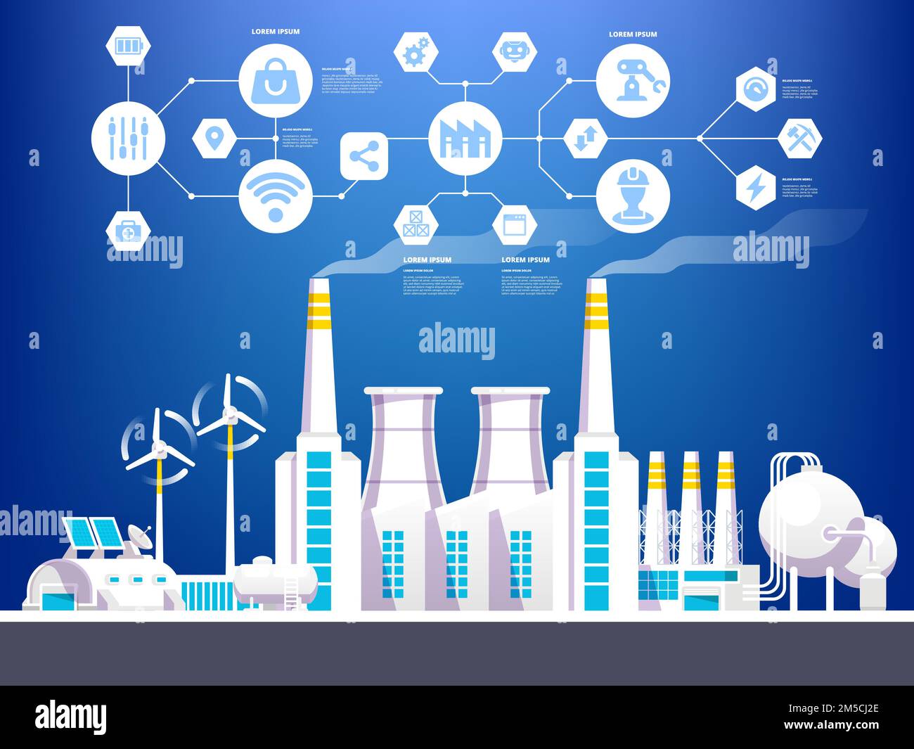 Industry 4 0 vector vectors hi-res stock photography and images - Alamy