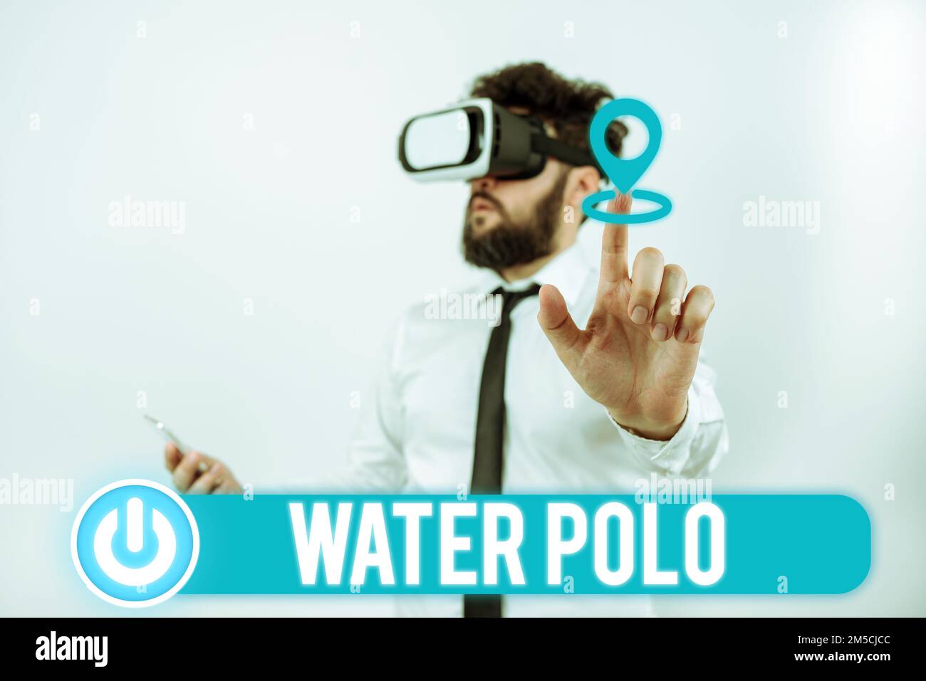 Hand writing sign Water Polo. Business concept competitive team sport ...