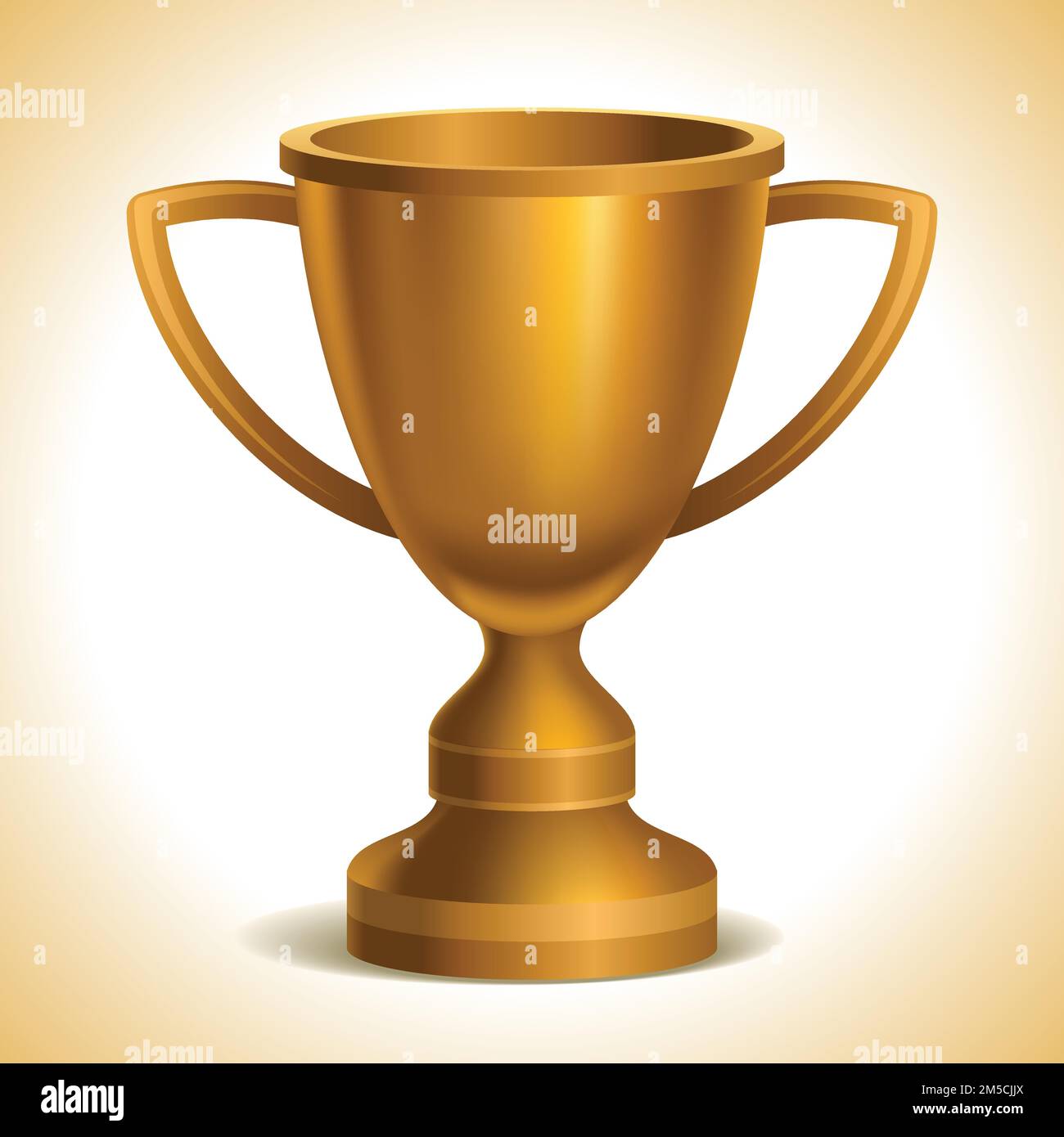 Gold Trophy Cup Stock Vector Image & Art - Alamy