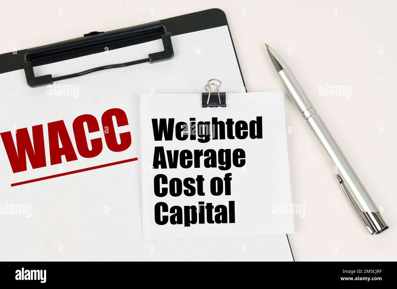 Wacc weighted average cost of capital hi-res stock photography and ...