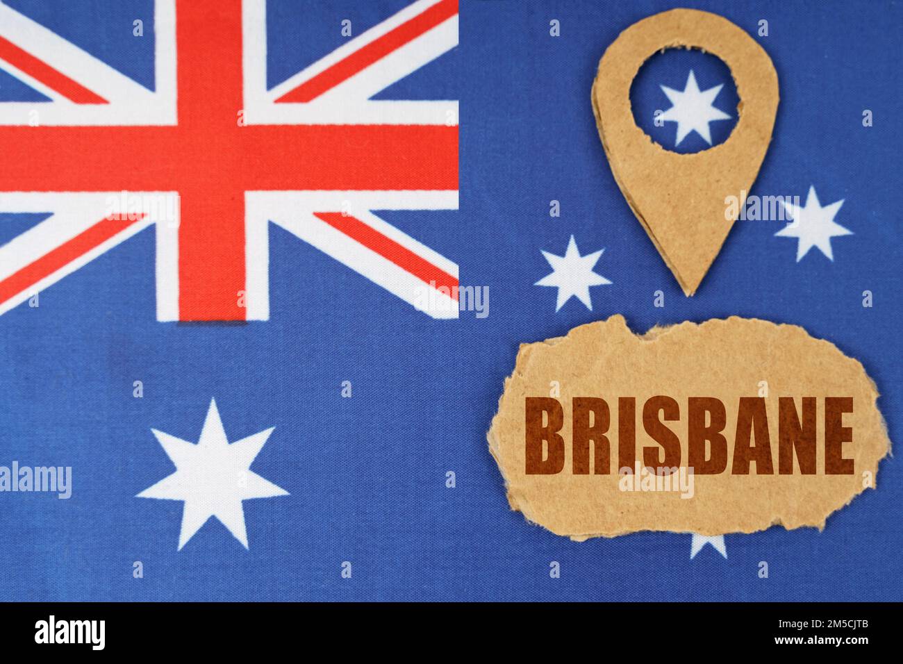 Brisbane flag hi-res stock photography and images - Alamy