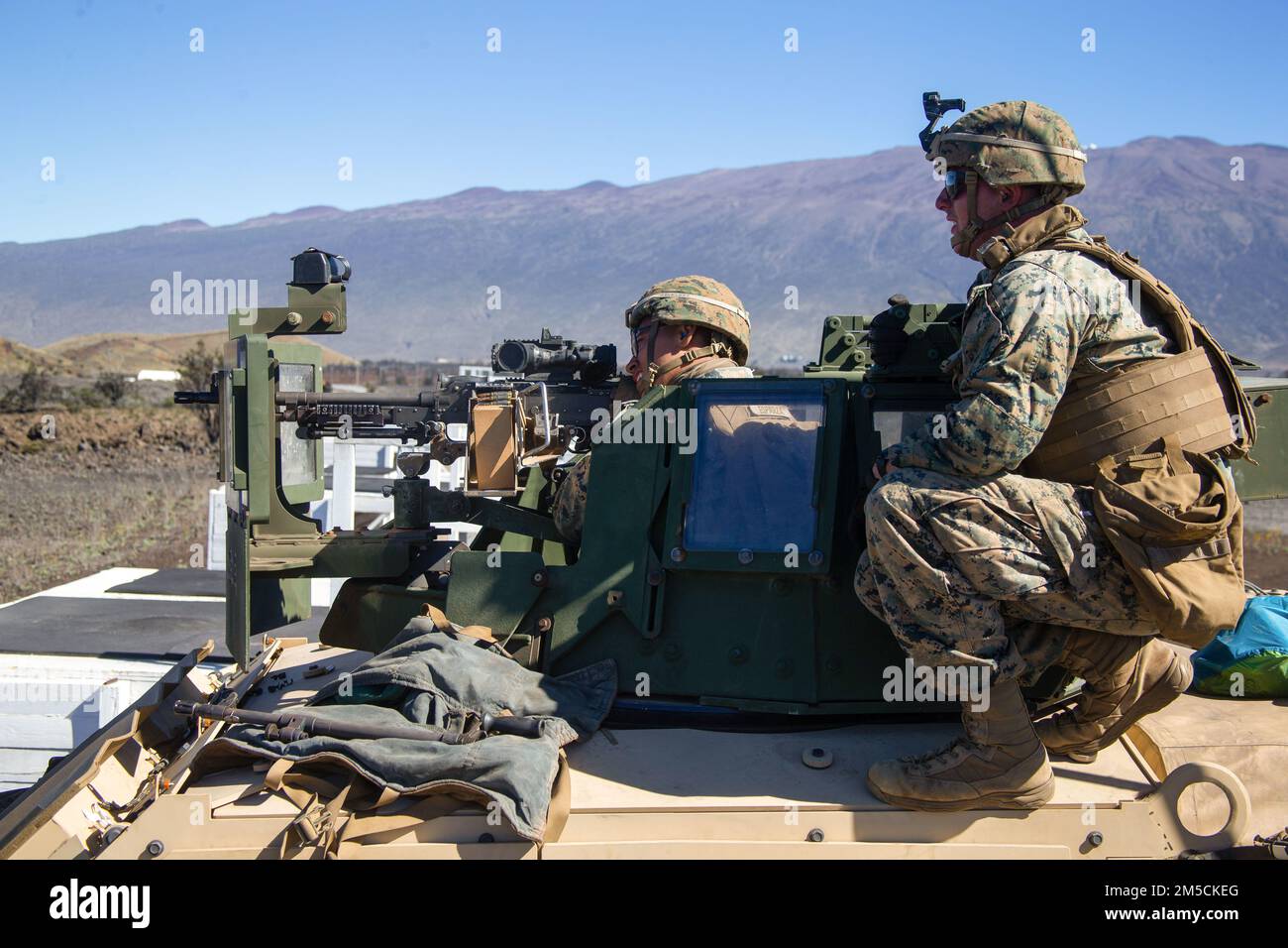 A U.S. Marine with 1st Battalion, 12th Marines, 3d Marine Division ...