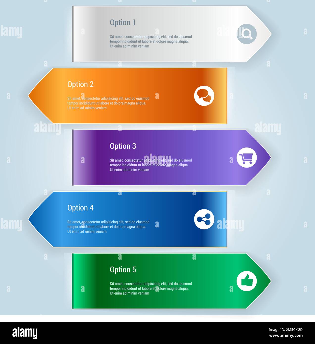 Steps card infographic design Stock Vector Images - Alamy