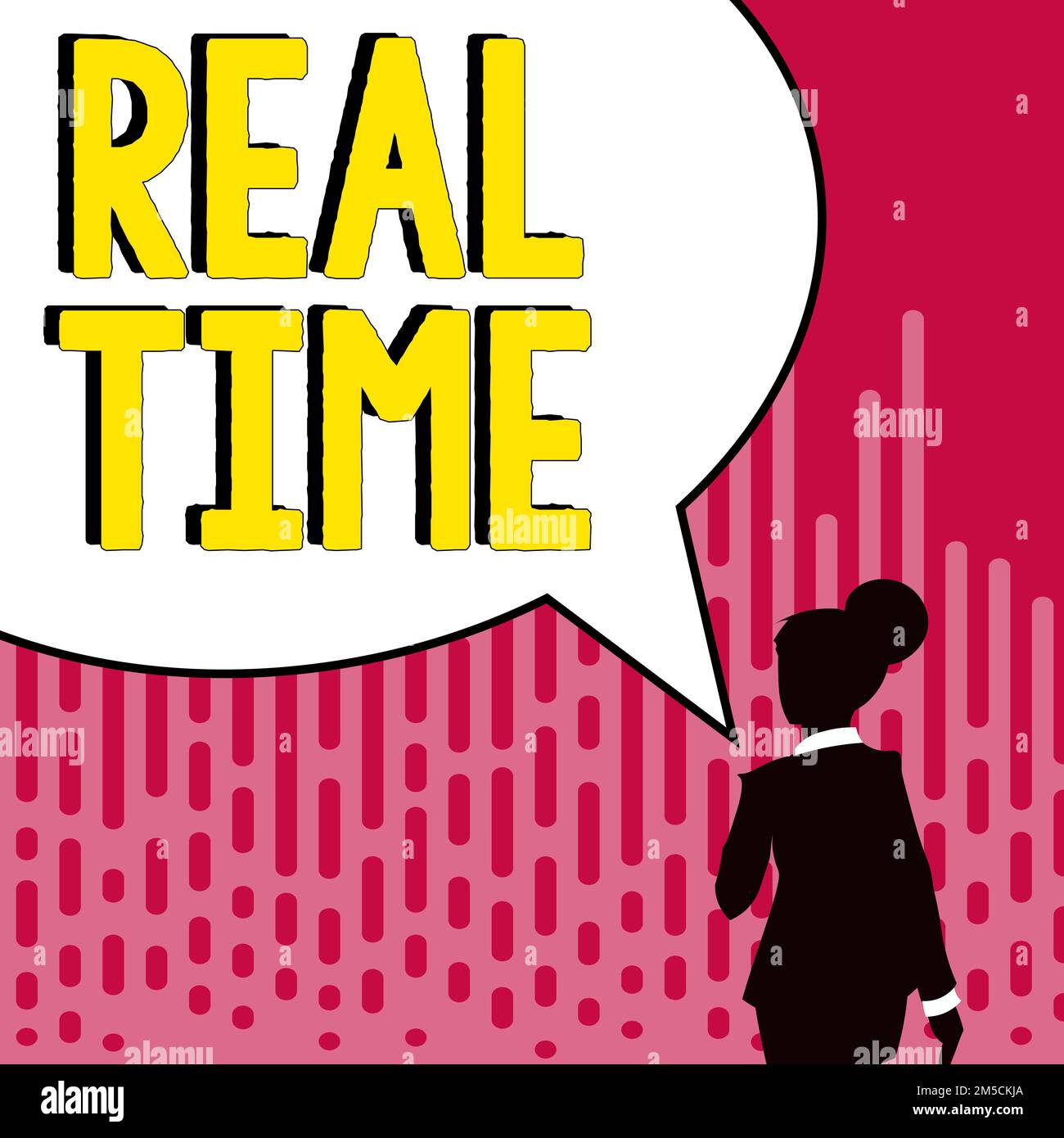 Conceptual caption Real Time. Internet Concept the actual time during ...