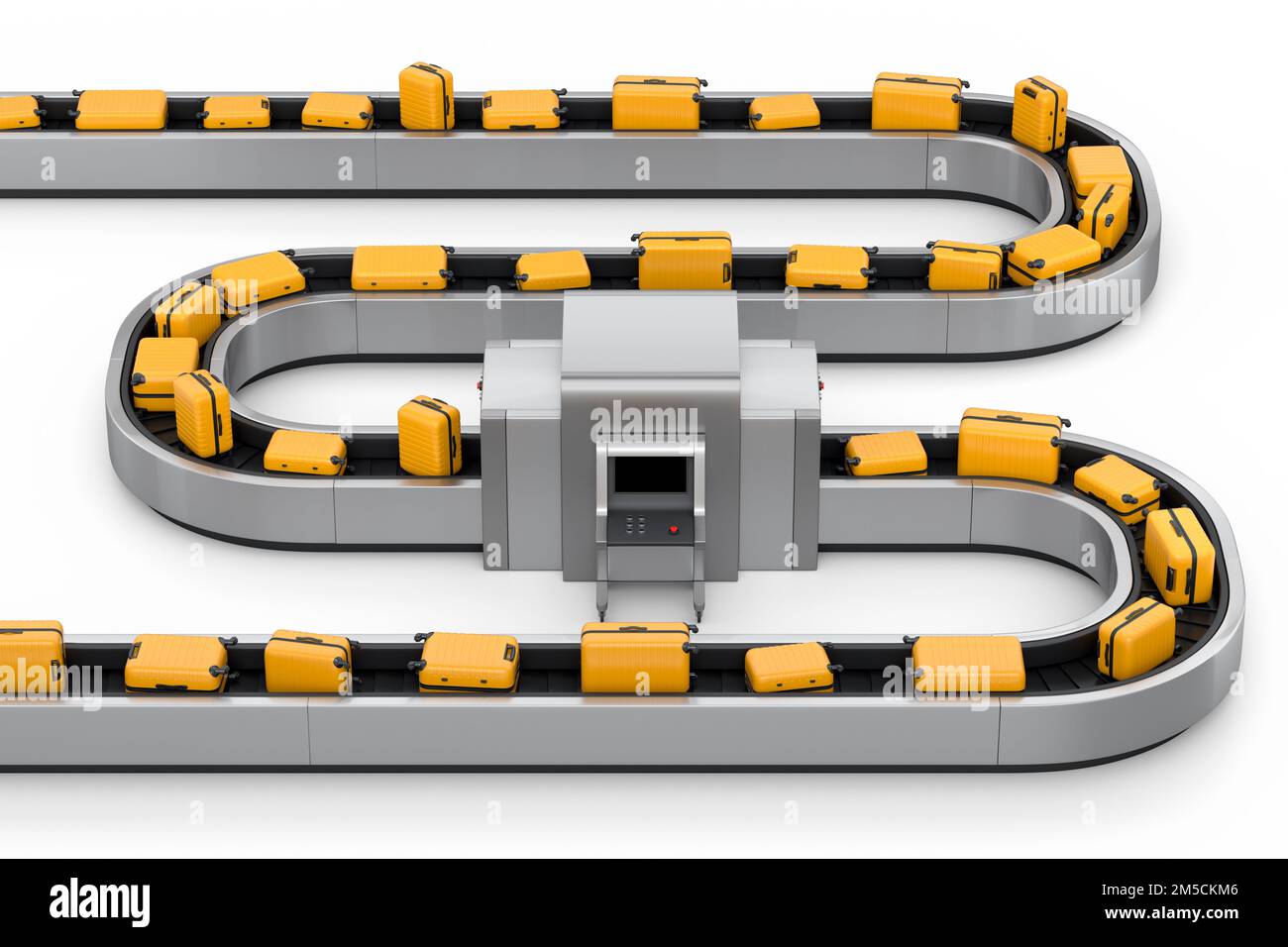 Empty baggage claim area Cut Out Stock Images & Pictures - Alamy