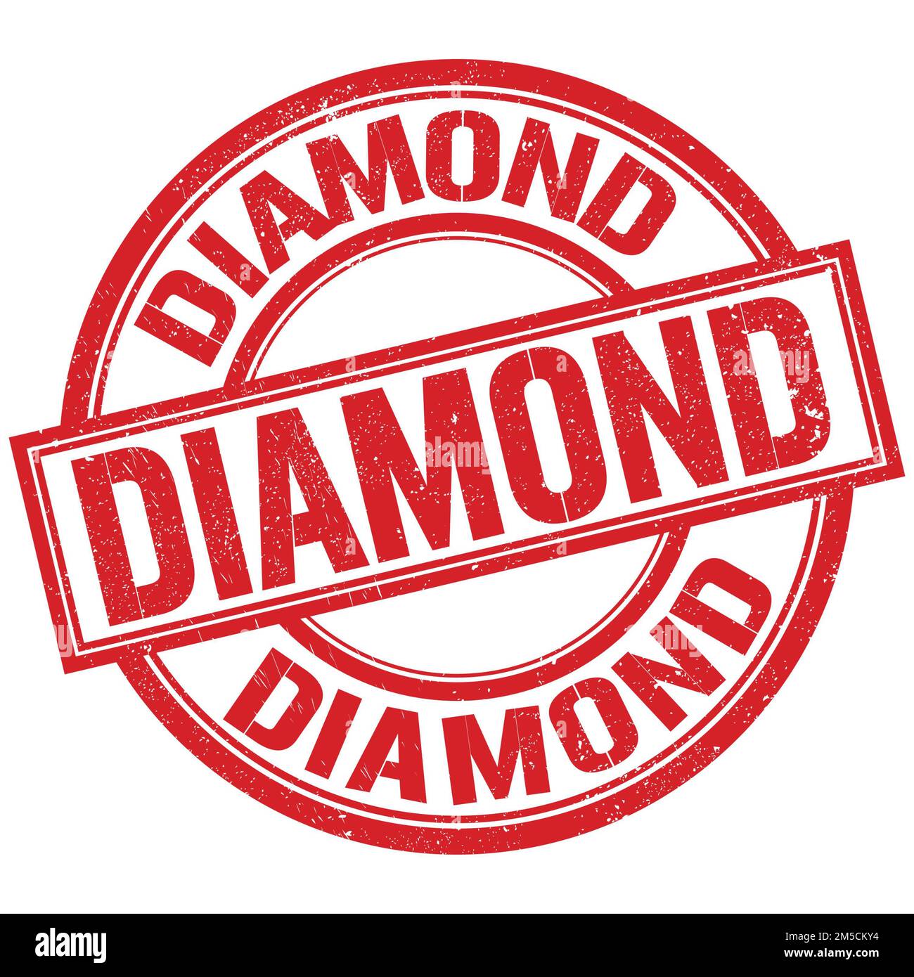DIAMOND text written word on red round stamp sign Stock Photo - Alamy
