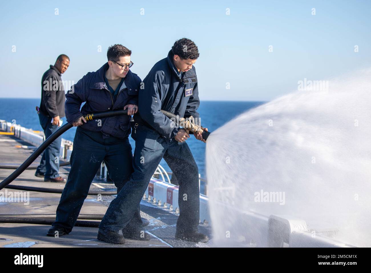 220302-N-BK371-1222 NORFOLK, VA. (March 2, 2022) - Fireman Kendrick ...