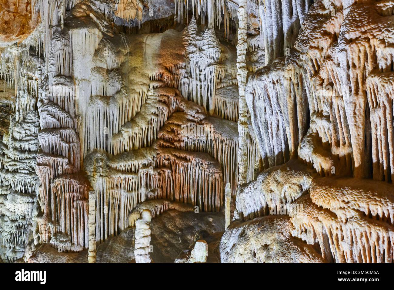 Campanet caves in Mallorca. Geological and mineral. Balearic islands ...