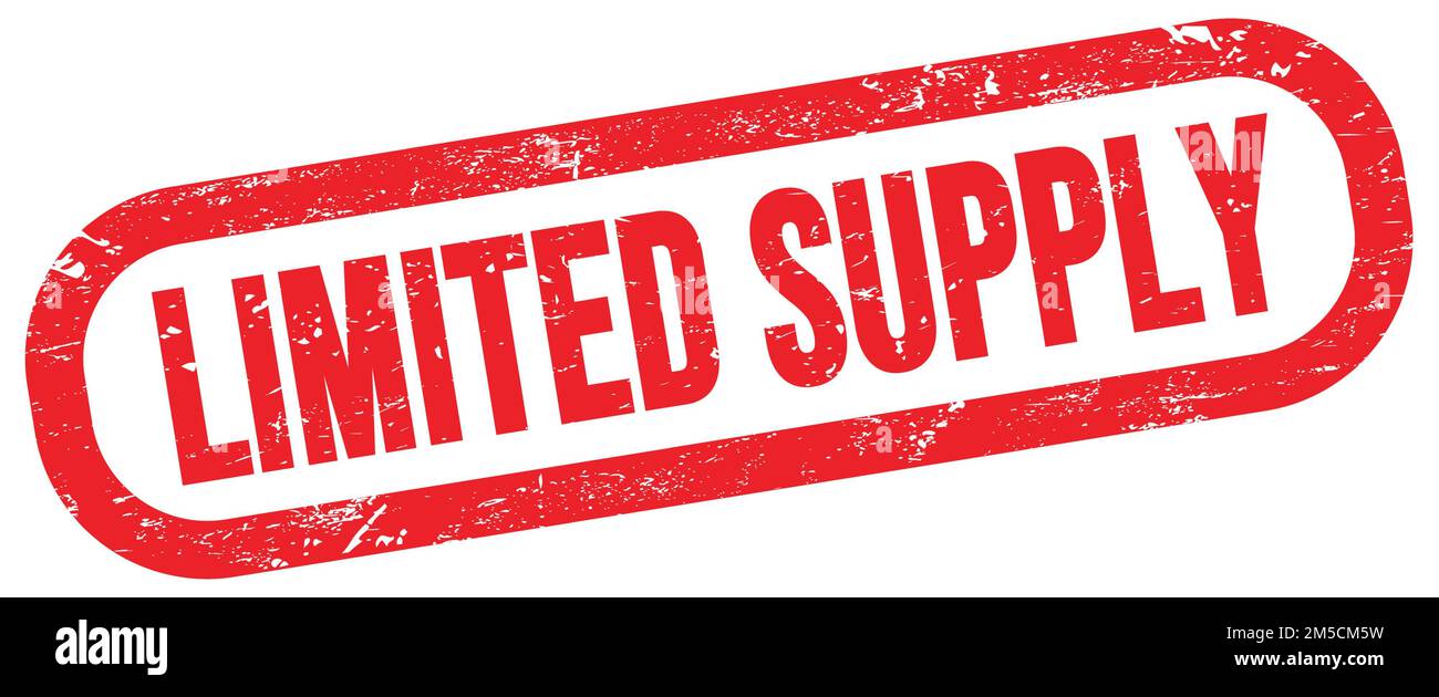Limited supply sign hi-res stock photography and images - Alamy