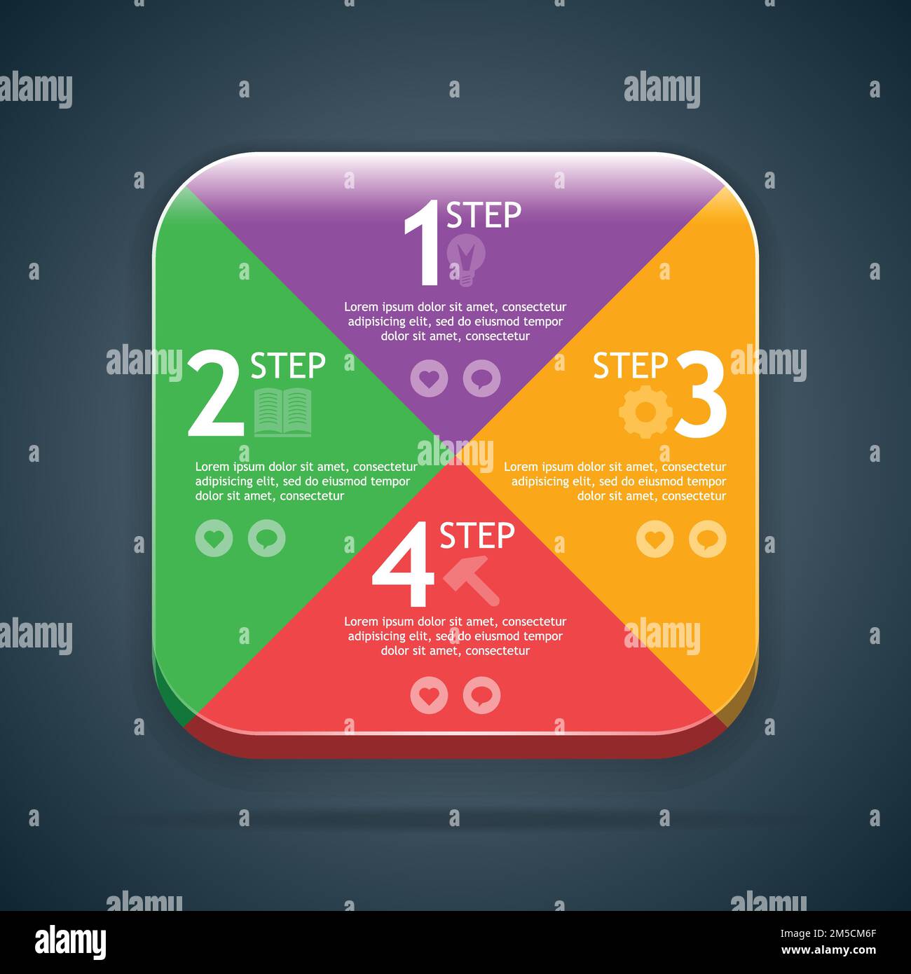 Part cover text page Stock Vector Images - Alamy