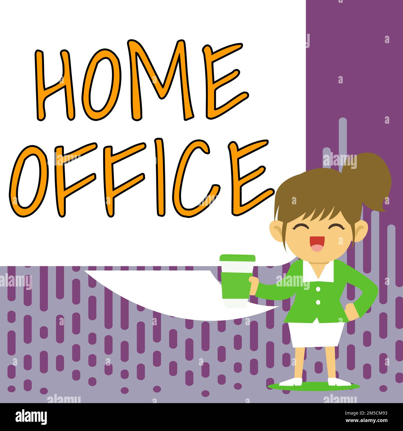 Hand writing sign Home Office. Internet Concept space designated in a ...