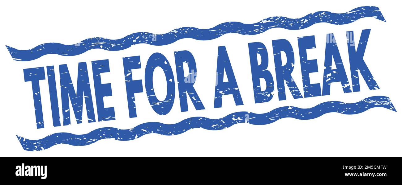 Break time written Cut Out Stock Images & Pictures - Alamy