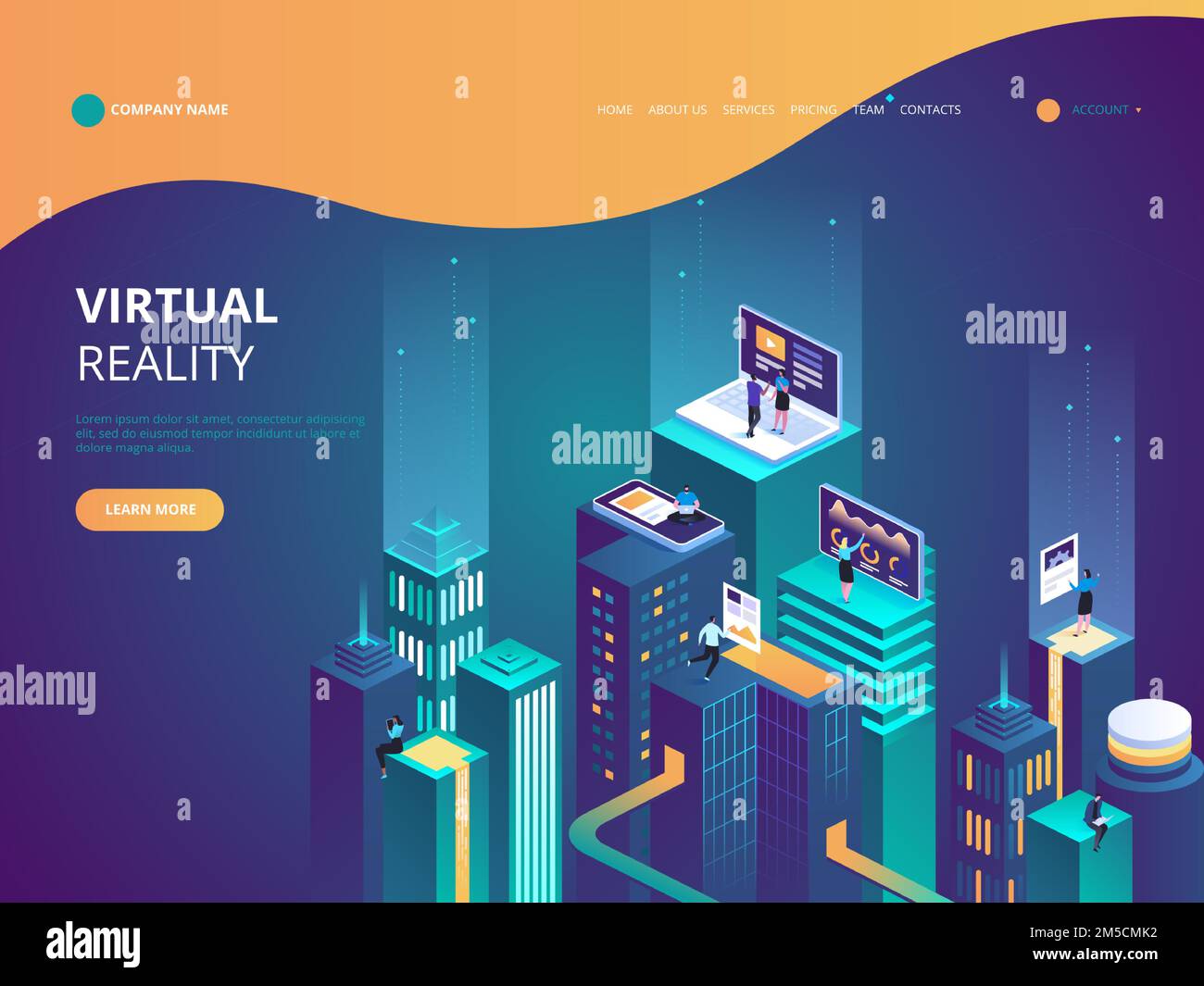 Ar on screen Stock Vector Images - Alamy