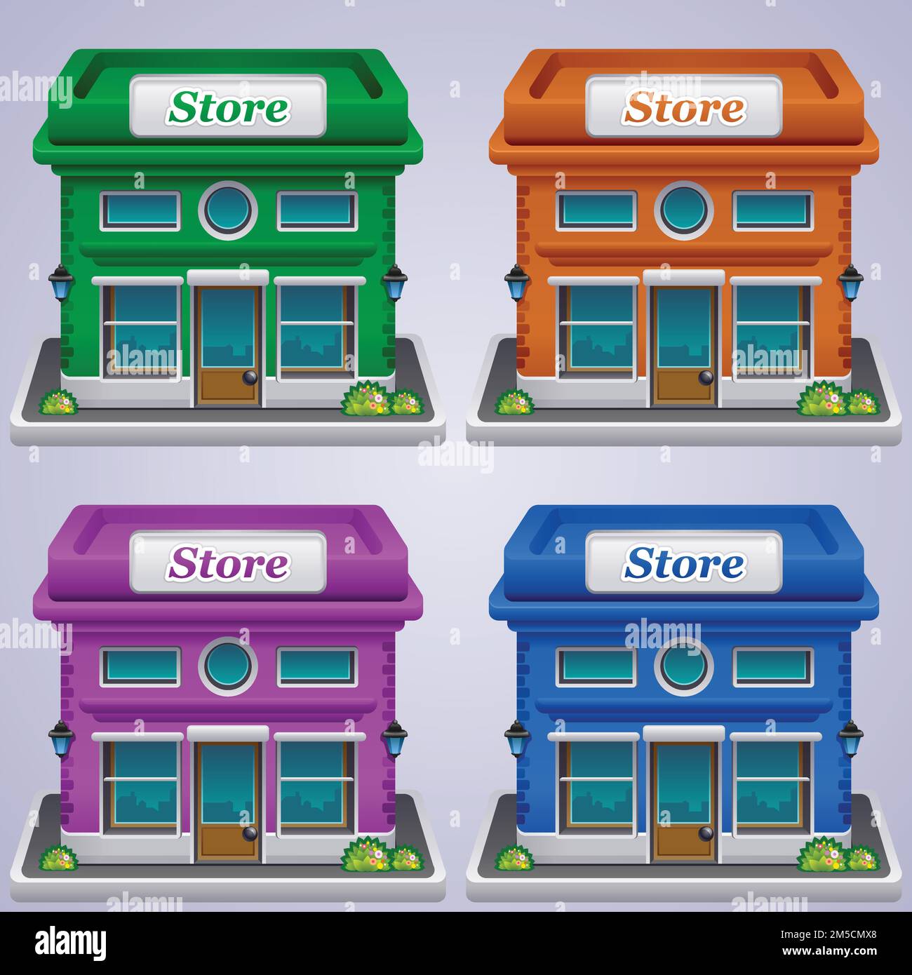 Store set icons. Shop icons collection Stock Vector Image & Art - Alamy