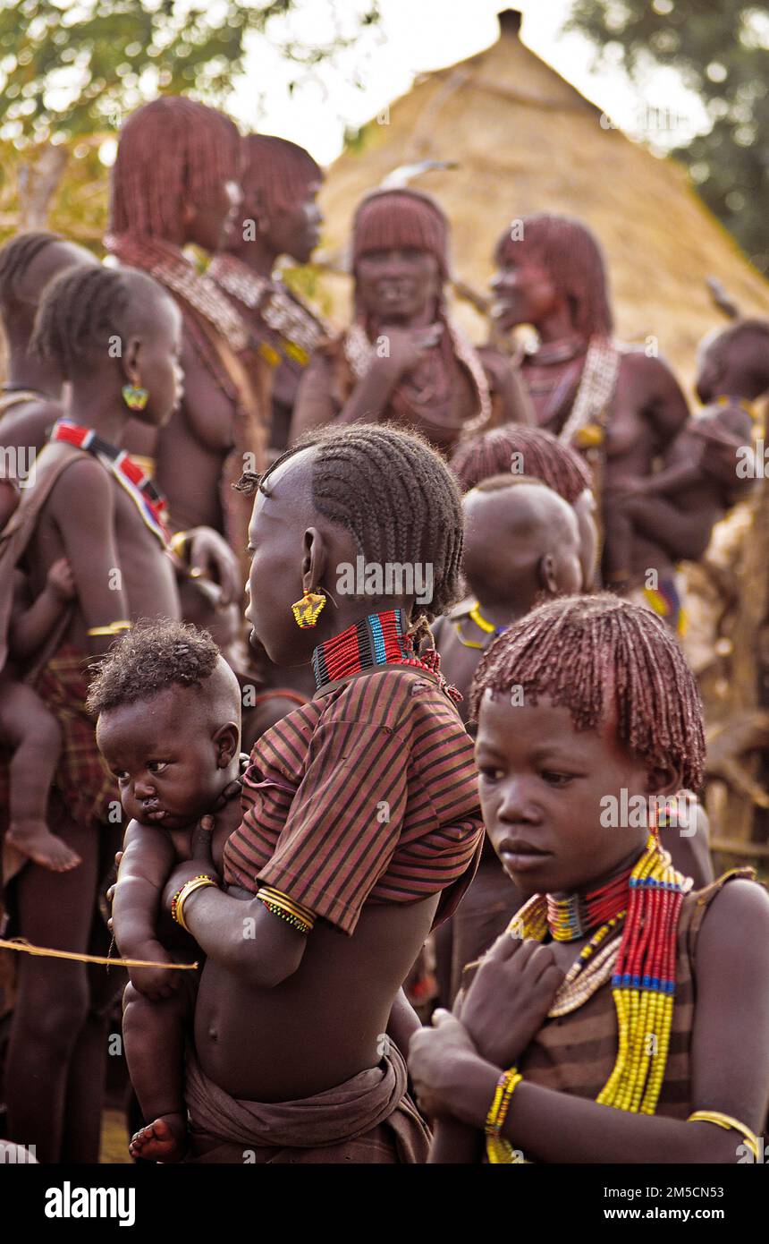 People of the Hamer tribe, Ethiopia Stock Photo - Alamy
