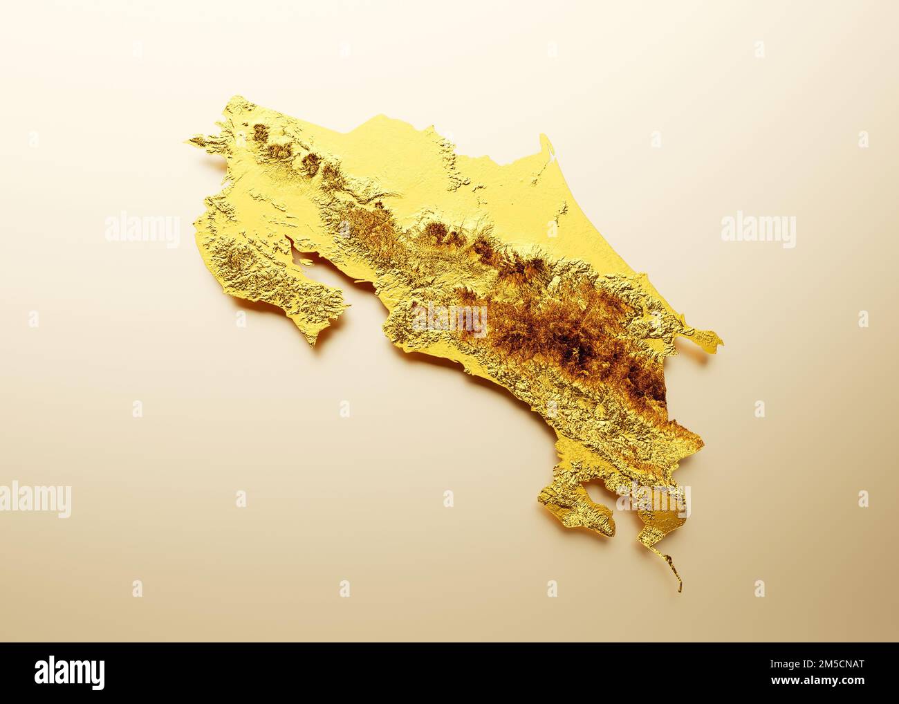 Costa rica relief map hi-res stock photography and images - Alamy