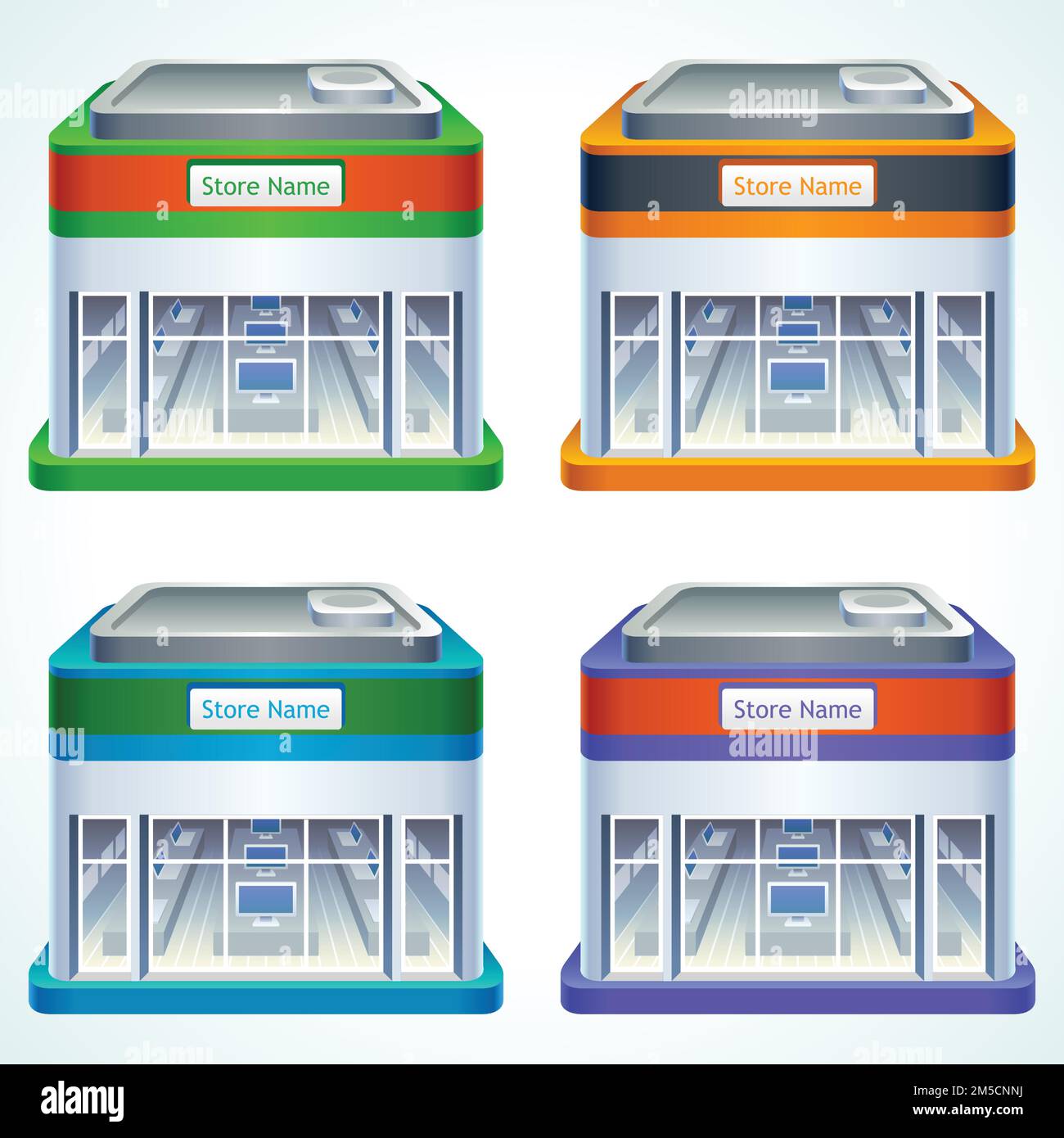 Vintage restaurant exterior Stock Vector Images - Alamy