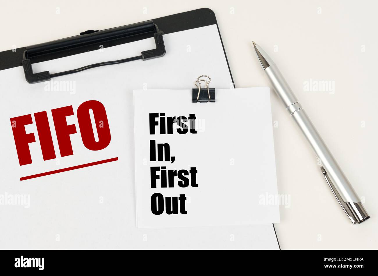 Business concept. On the tablet is a sheet of paper with the ...