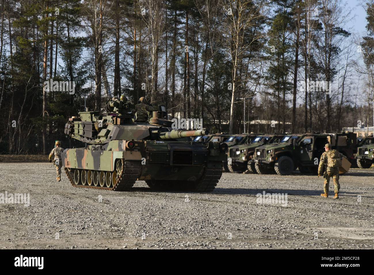 U.S. Soldiers assigned to 1st Armored Brigade Combat Team, 3rd Infantry ...