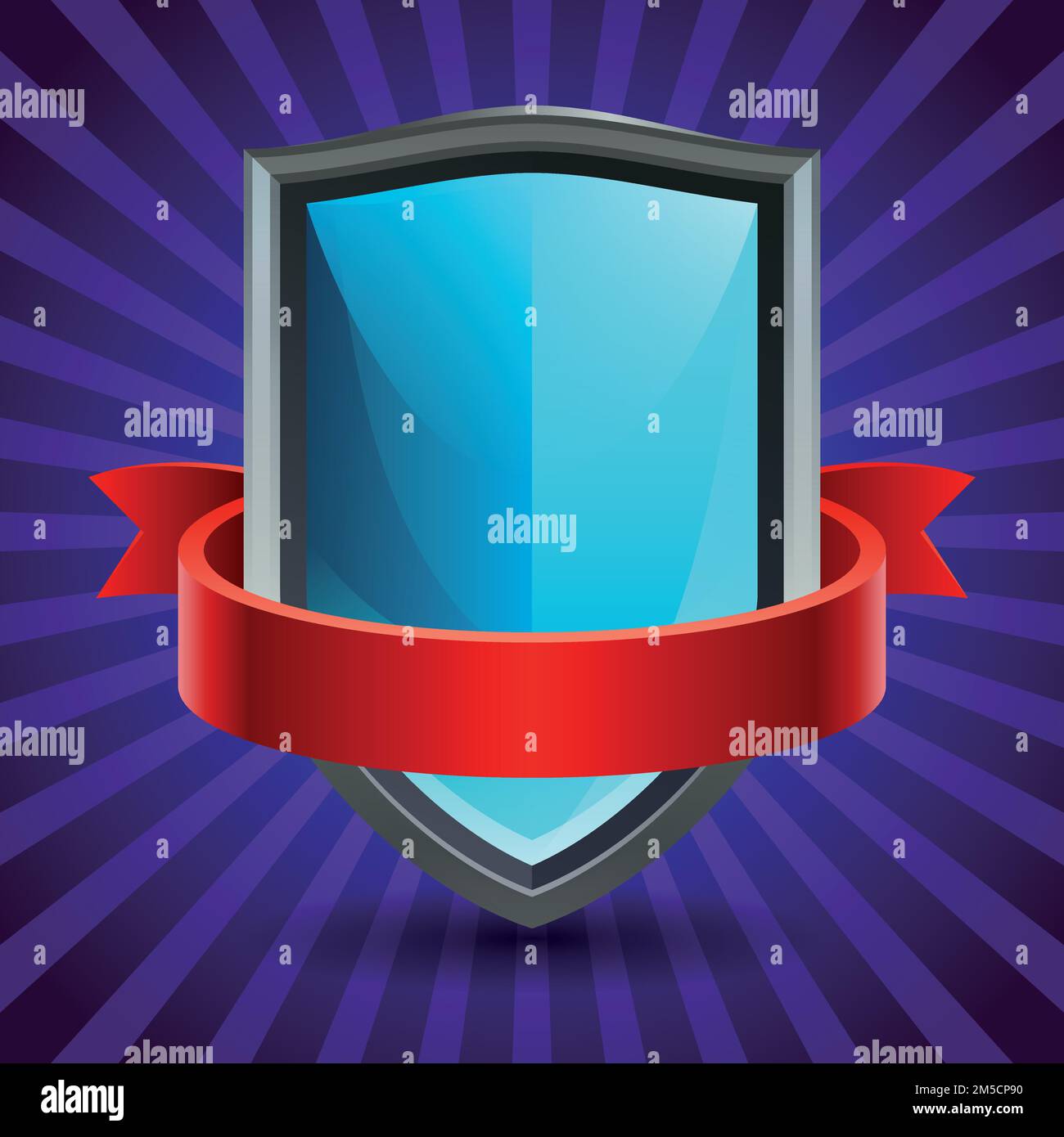 Vector illustration of shield icon Stock Vector Image & Art - Alamy