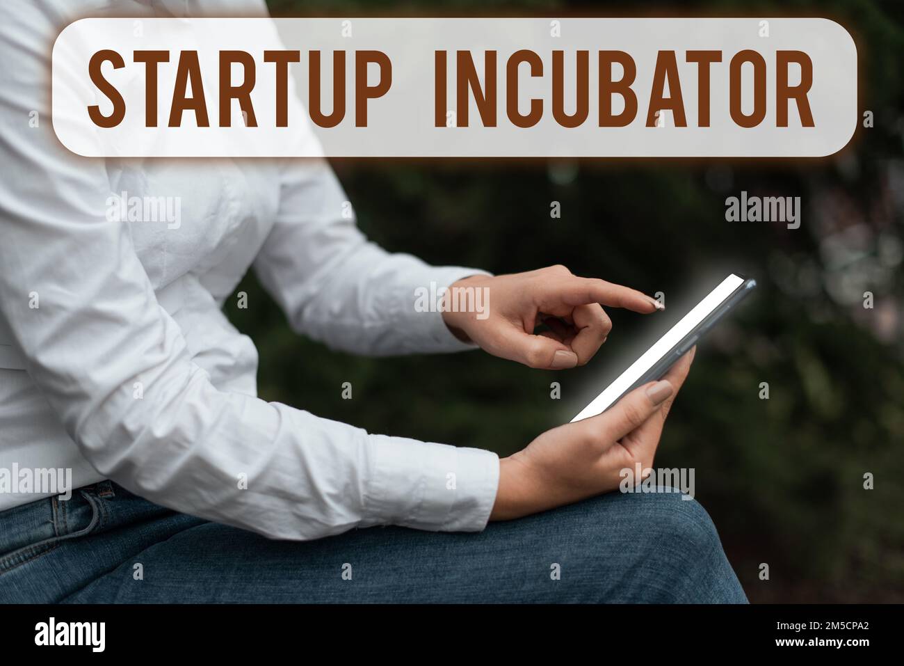 Writing displaying text Startup Incubator. Concept meaning Concept that ...