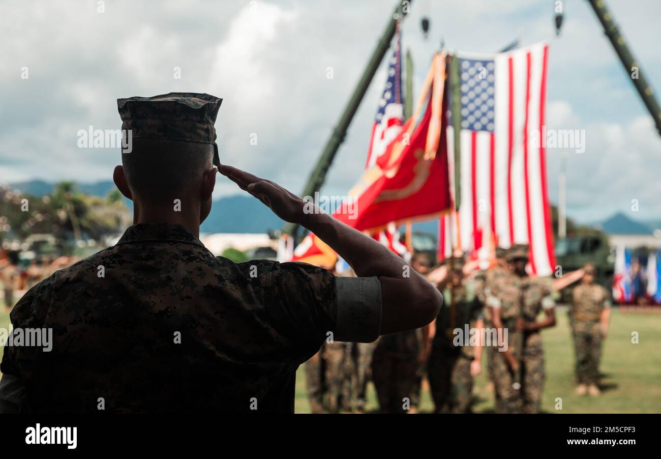 U.S. Marine Corps Col. Timothy S. Brady Jr, commanding officer, 3d ...