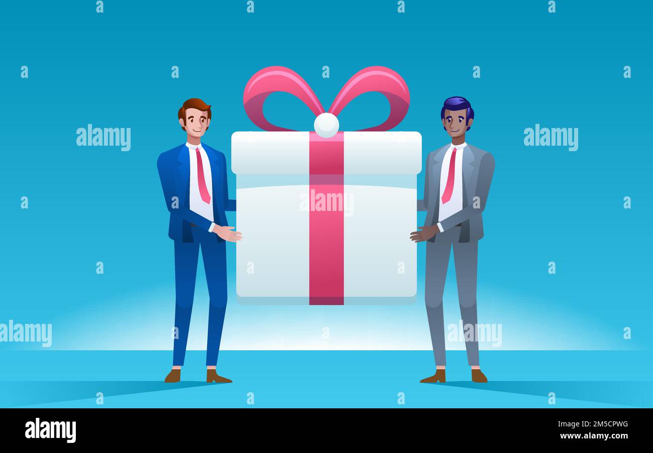 Two men carrying sign Stock Vector Images - Alamy