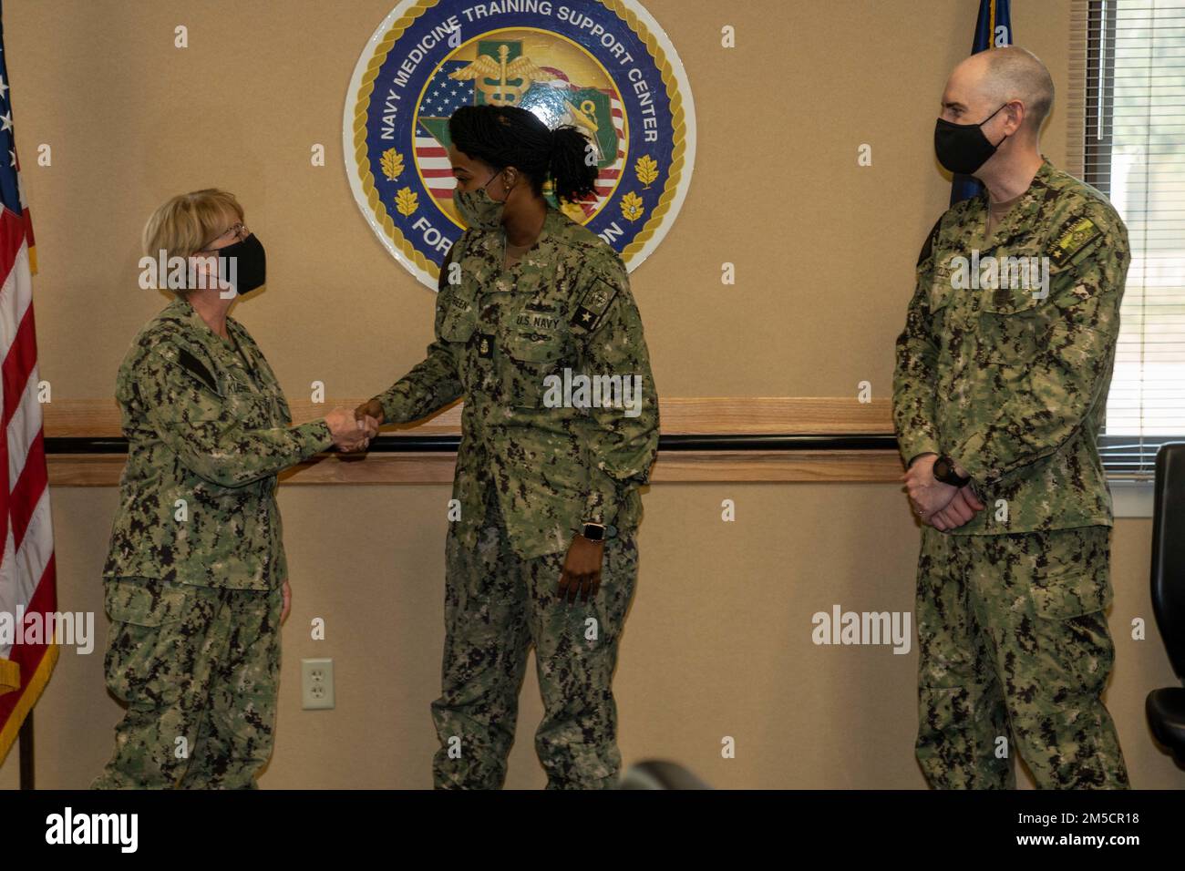 Rear Adm. Cynthia Kuehner, commander of Naval Medical Forces Support ...