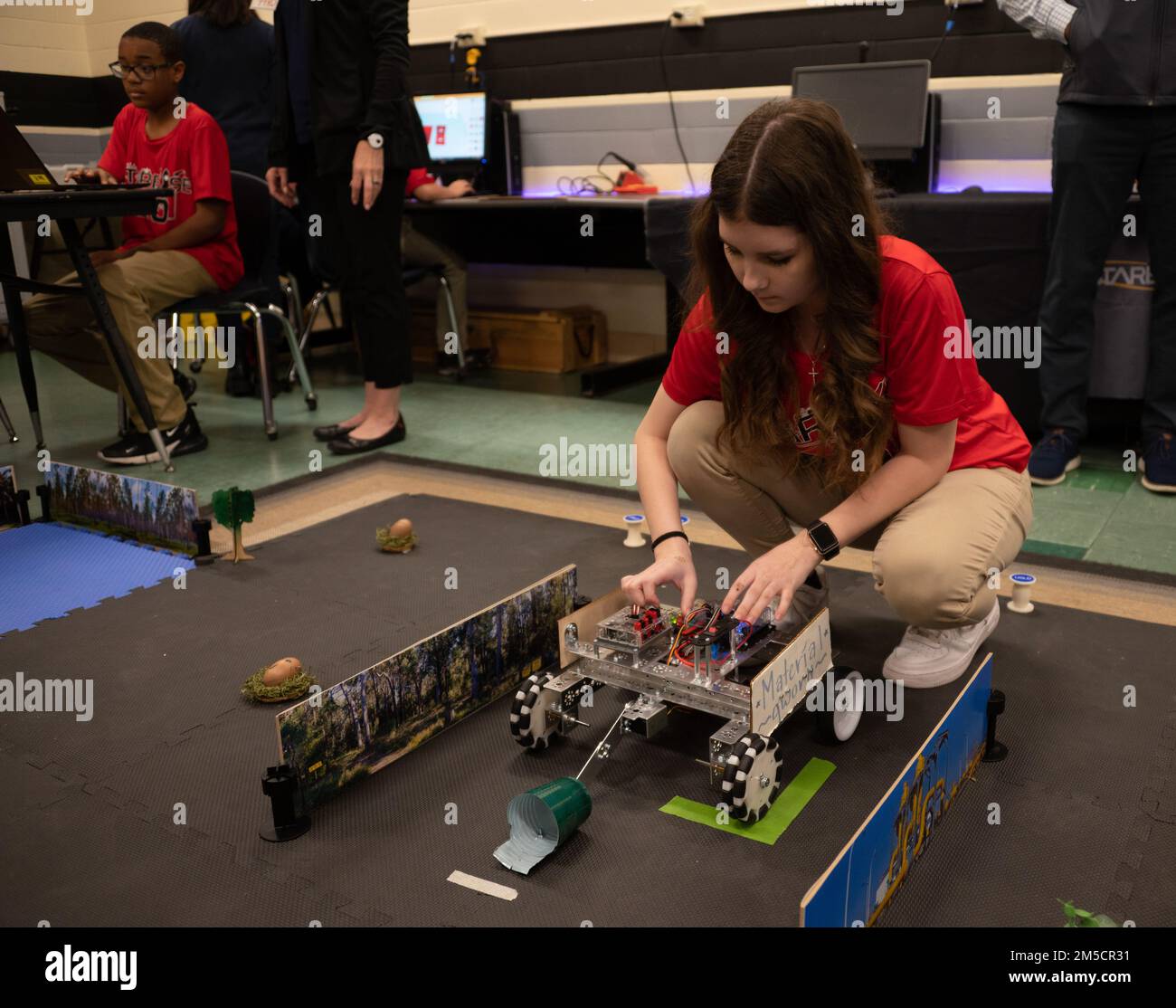 Presley Hammond, a seventh grade student at Elm Grove Middle School ...