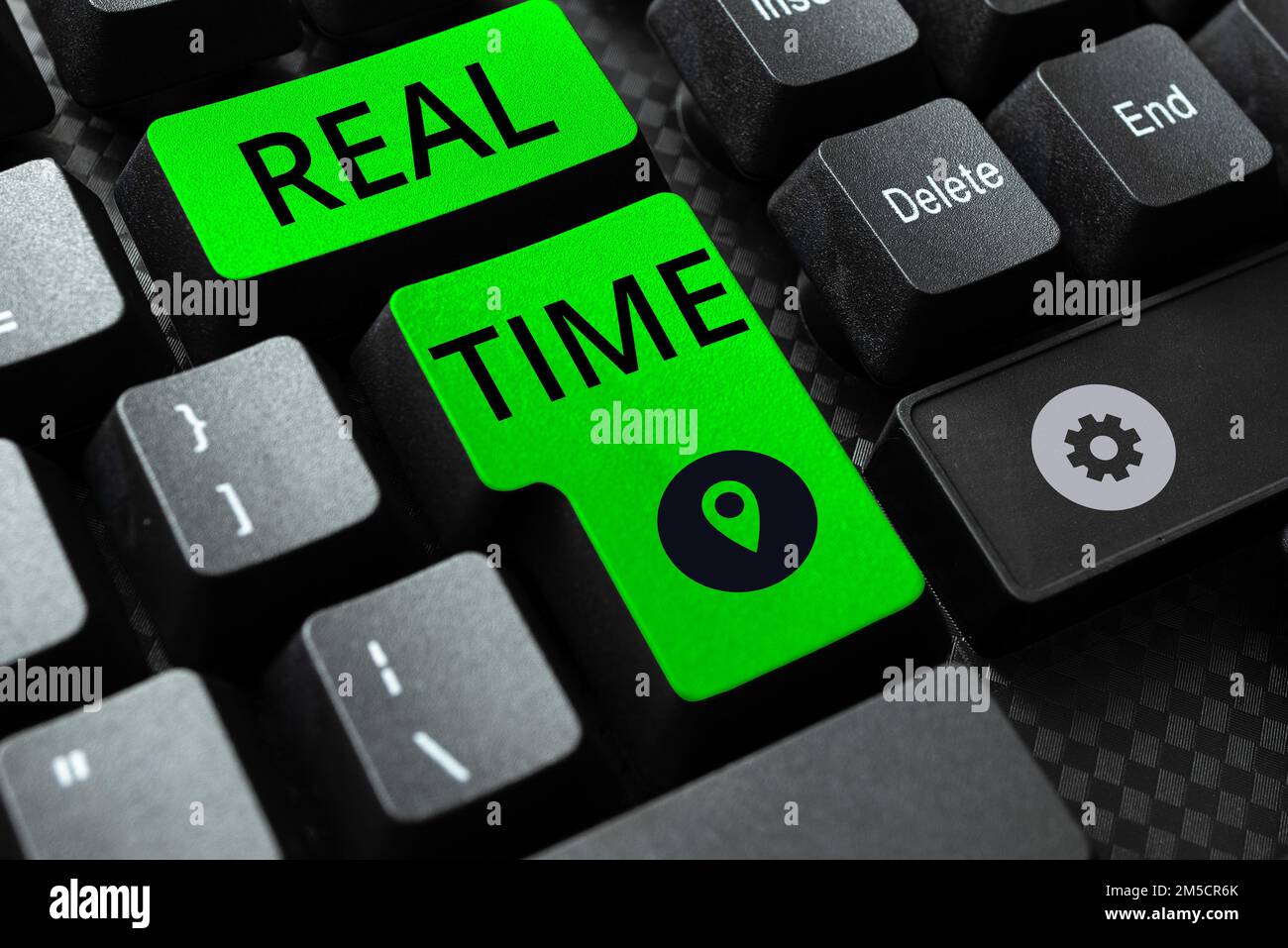 Inspiration showing sign Real Time. Internet Concept the actual time ...