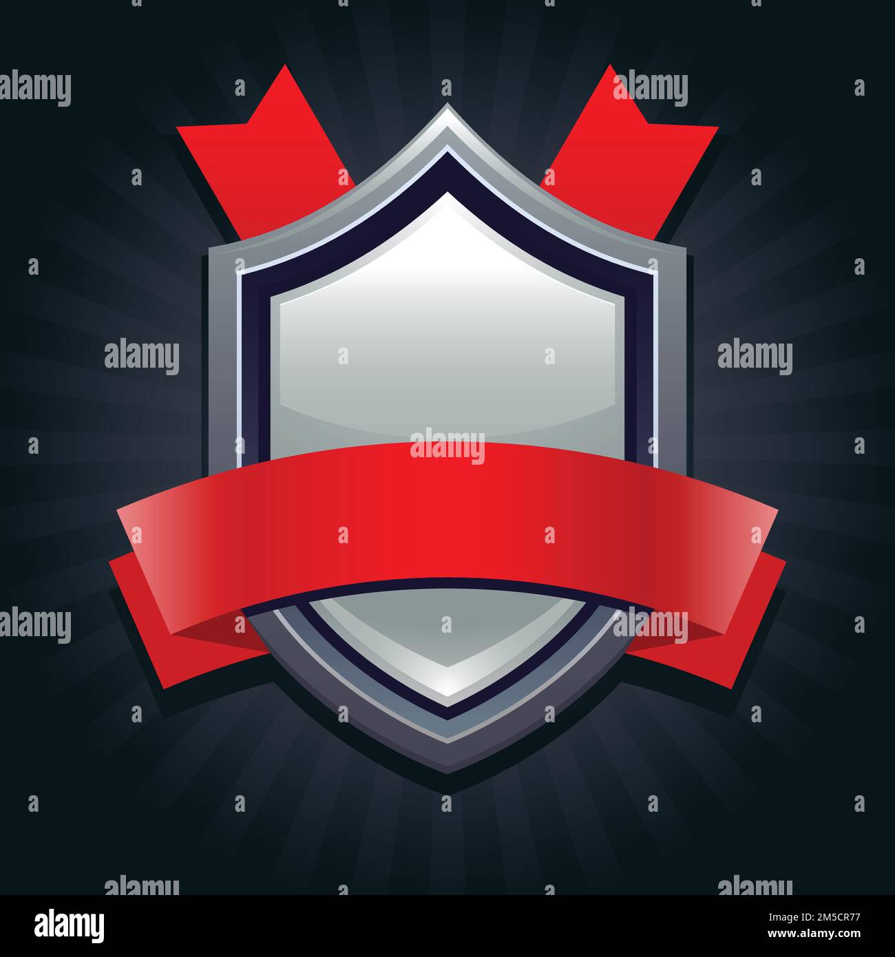 A red ribbon Stock Vector Images - Alamy