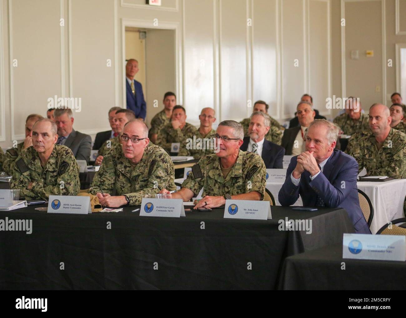 PENSACOLA, Fla. (March 2, 2022) From left, Naval Education and Training ...