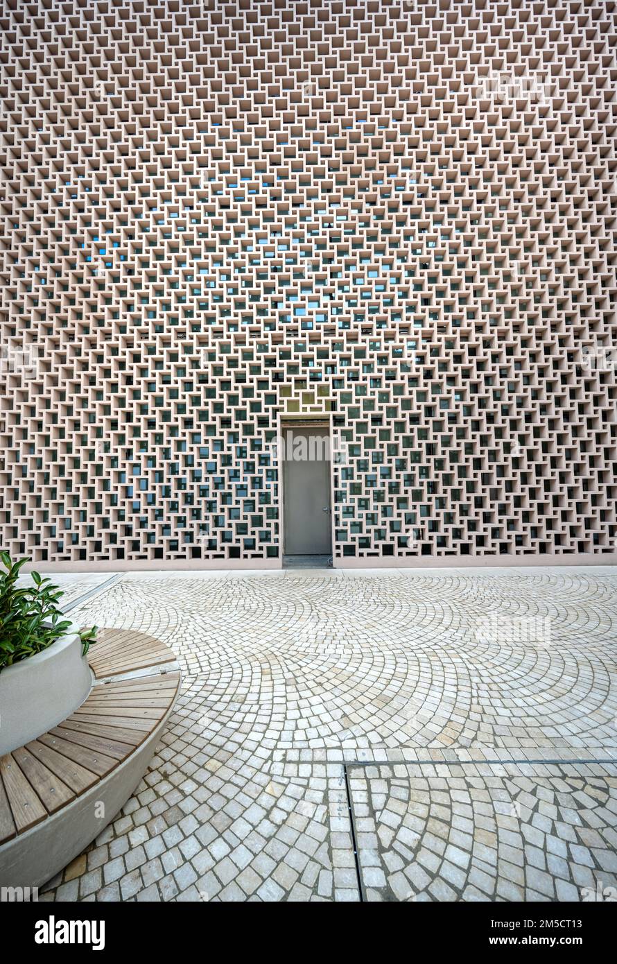 Abstract modern architecture background. Texture, pattern, geometry ...