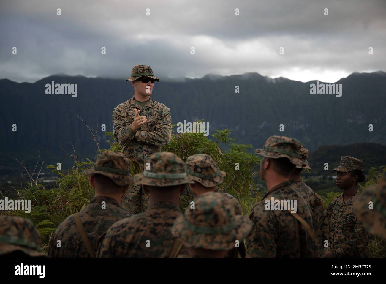 U.S. Marine Corps Staff Sgt. Jonathon Arnold, motor transport chief for ...